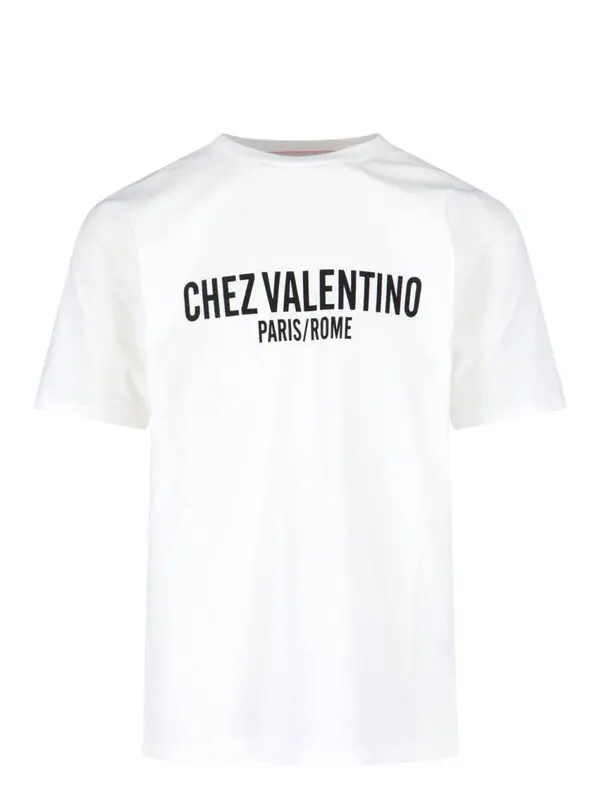 Valentino Garavani Light & Natural 100% Cotton T-shirt - White