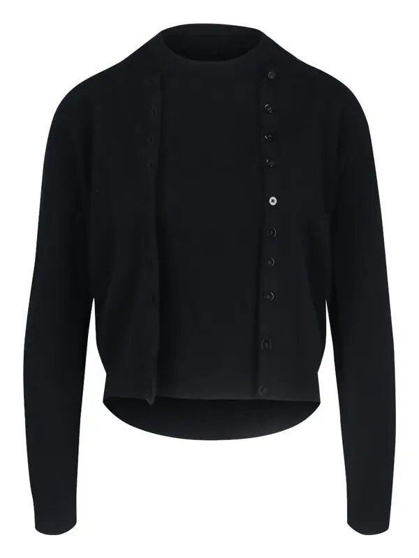 CANESSA 100% Cashmere Crewneck Sweater - Black