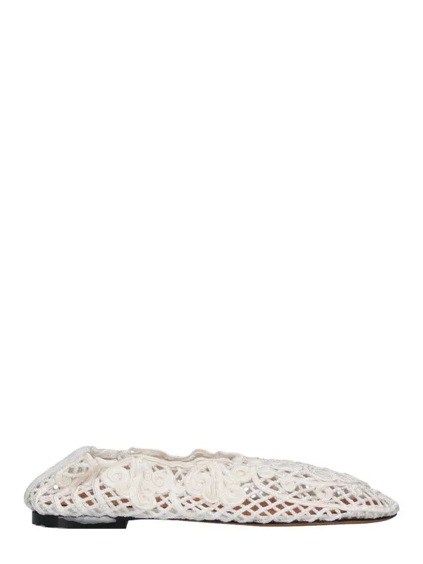 ODISSI Minimal Flat Shoes - White
