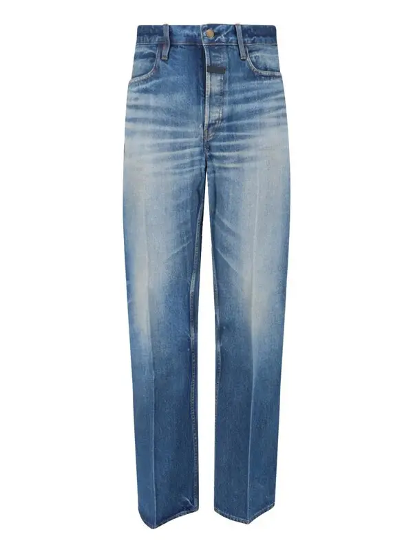 Fear Of God Relaxed Fit Denim Jeans - Blue