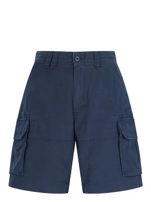 Polo Ralph Lauren Cargo Shorts With Flap Pockets - Blue