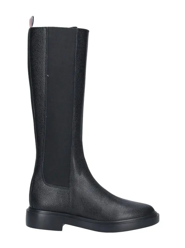 Thom Browne Calf Leather Chelsea Boots - Black