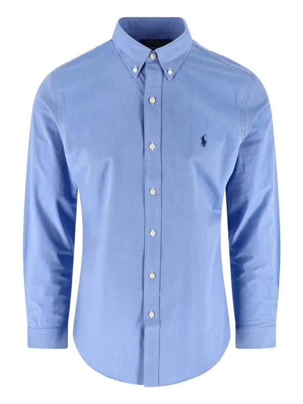 Polo Ralph Lauren Button-down Long Sleeve Oxford Shirt - Blue