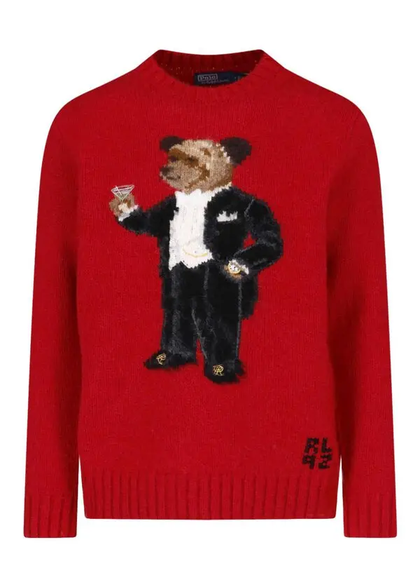 Polo Ralph Lauren 100% Wool Crew Neck Sweater - Red