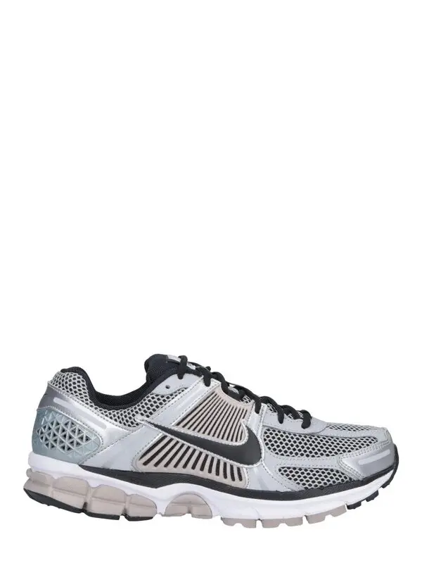 Nike Athletic Lace-up Sneakers With Rubber Sole - Silver