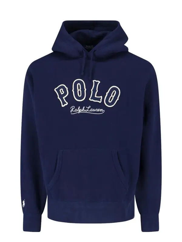 Polo Ralph Lauren Cotton-poly Hooded Sweatshirt - Blue