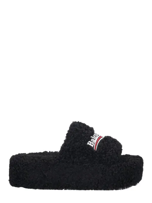 Balenciaga Designer Sandals - Black