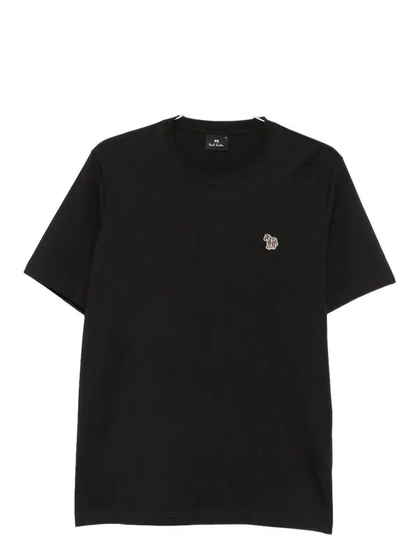 Paul Smith Zebra Logo Cotton T-shirt - Black