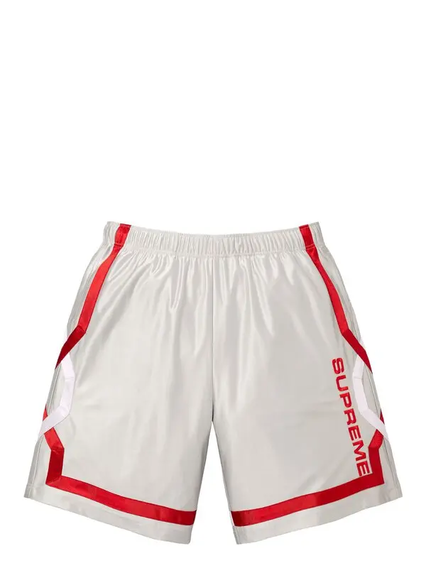 Supreme Chain Link Shorts - Silver