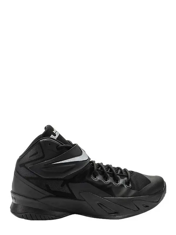 Nike Zoom Lebron Soldier 8 High Top Athletic Sneakers - Black