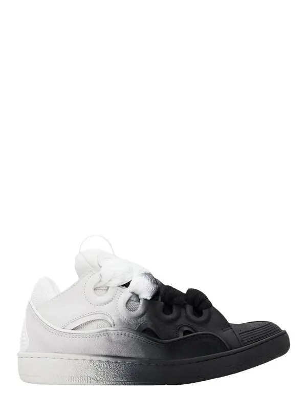 LANVIN Spray Curb Sneakers - Black