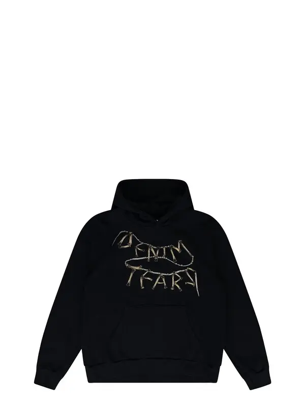 DENIM TEARS Kmg Bones Hoodie - Black