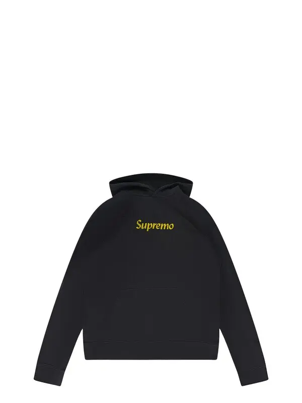 Rhude Supremo Hoodie - Black