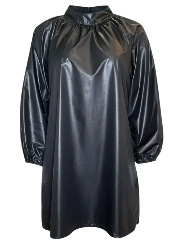 LAURA CITRON Matte Mayhem Mini Dress - Black