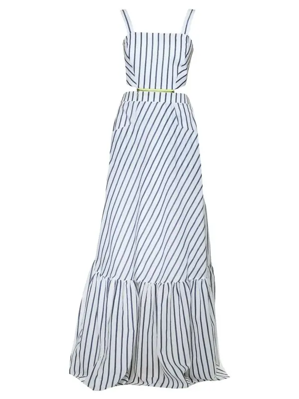 MIRIMALIST Helix Two-in-one Maxi Dress - White