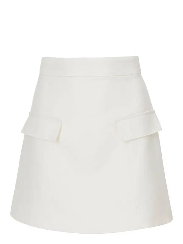 VESTIAIRE D'UN OISEAU LIBRE A-line Mini Skirt - White
