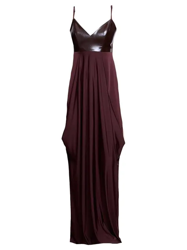 MIRIMALIST Terra Jersey Maxi Dress - Brown
