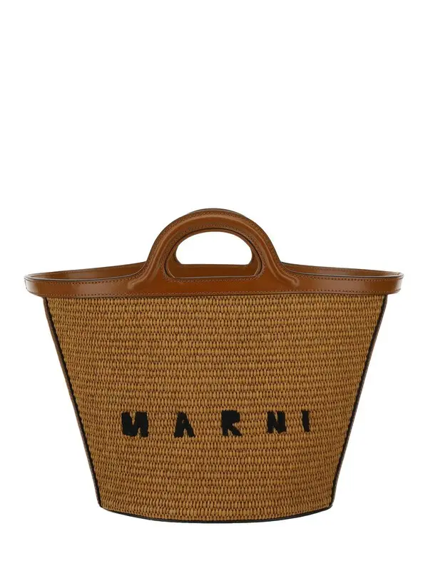 Marni Tropicalia Bucket Bag - Brown