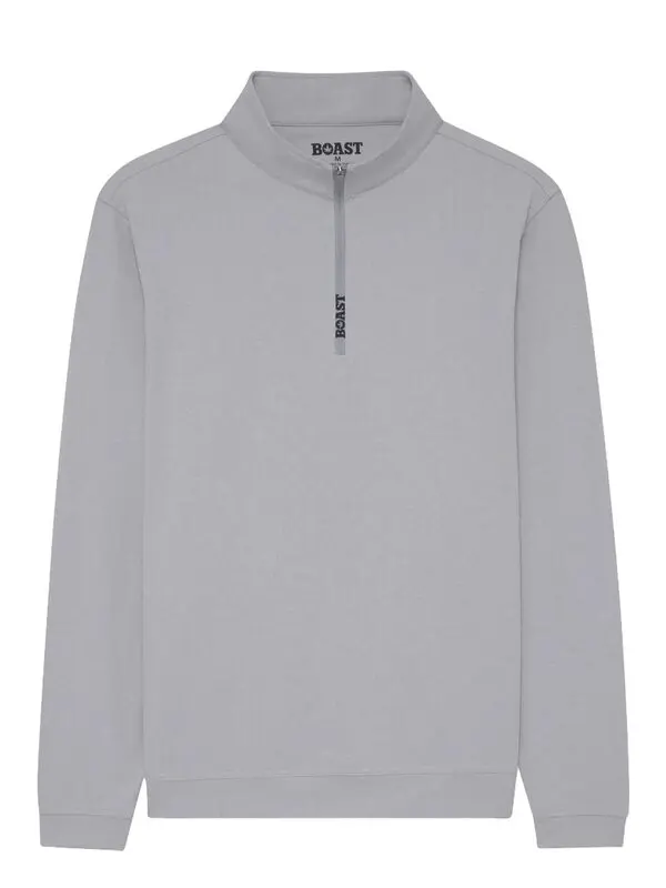 BOAST Greenwich Quarter Zip 2.0 - Cloud Heather