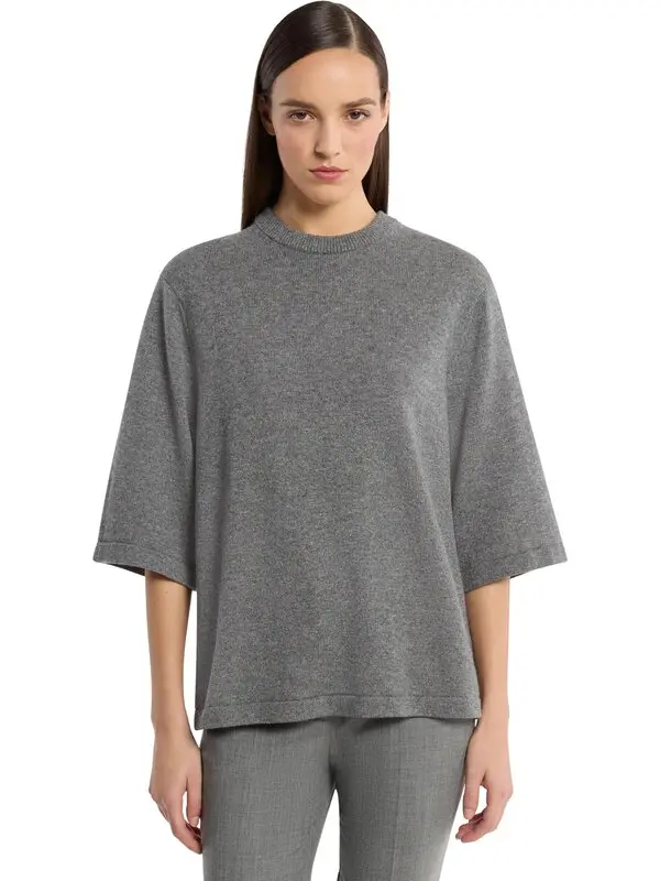 Michael Kors Cashmere T-shirt - Grey