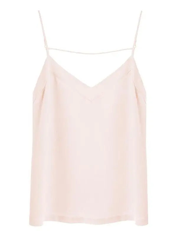 Cuyana Silk Cami Top - Blush