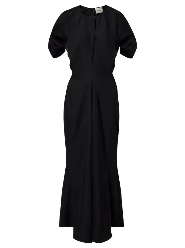 Khaite Ria Maxi Dress - Black