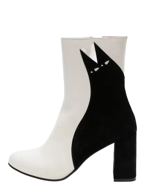JOCIE JURITZ COLLECTION Ziggy Cat Boots - Black/white