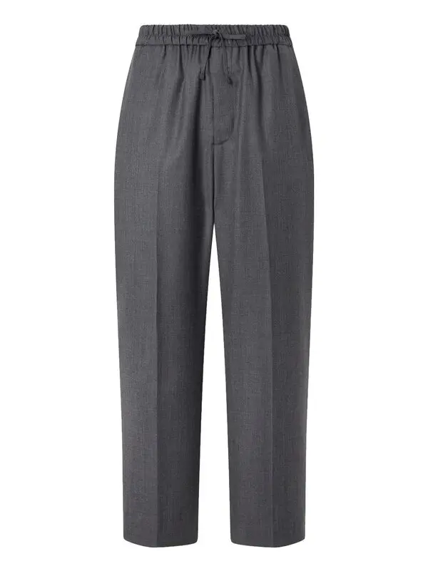 Officine Générale Nilson Straight-leg Trousers - Gray