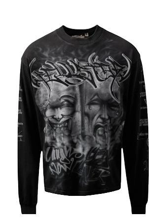 HELLSTAR Laugh Now Cry Later Longsleeve - Black