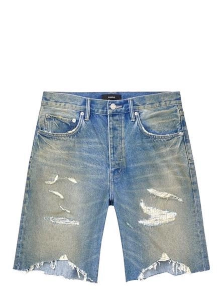 PURPLE BRAND High Summer Destroy Short - Indigo