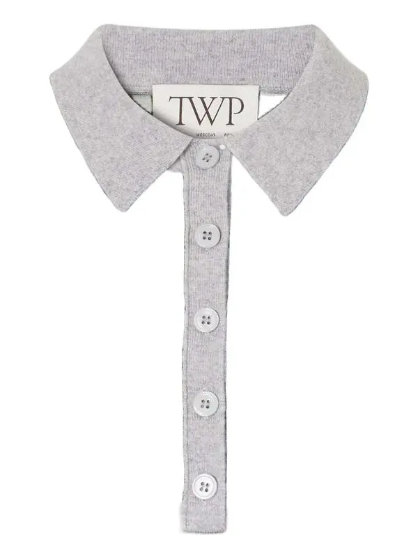 TWP Striped Cashmere Polo Sweater - Multi