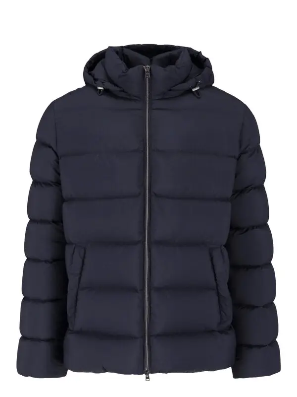 Herno Il Bomber" Padded Jacket With Hood - Black