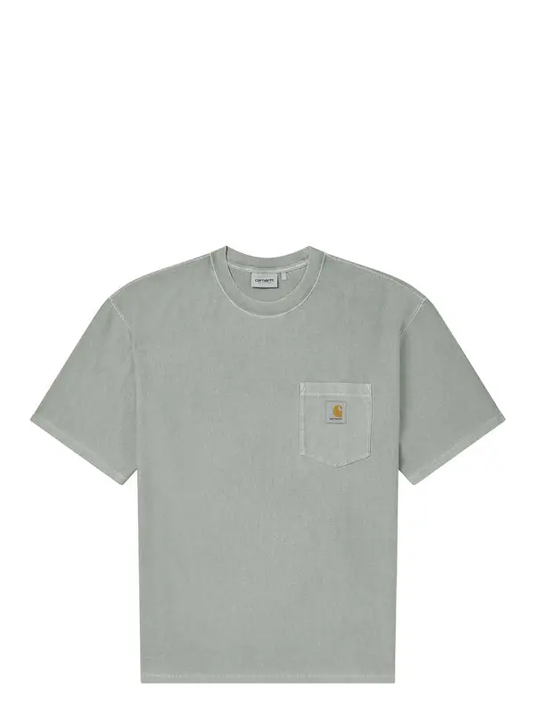 Carhartt Work In Progress Logo-appliquéd Cotton-jersey T-shirt - Gray