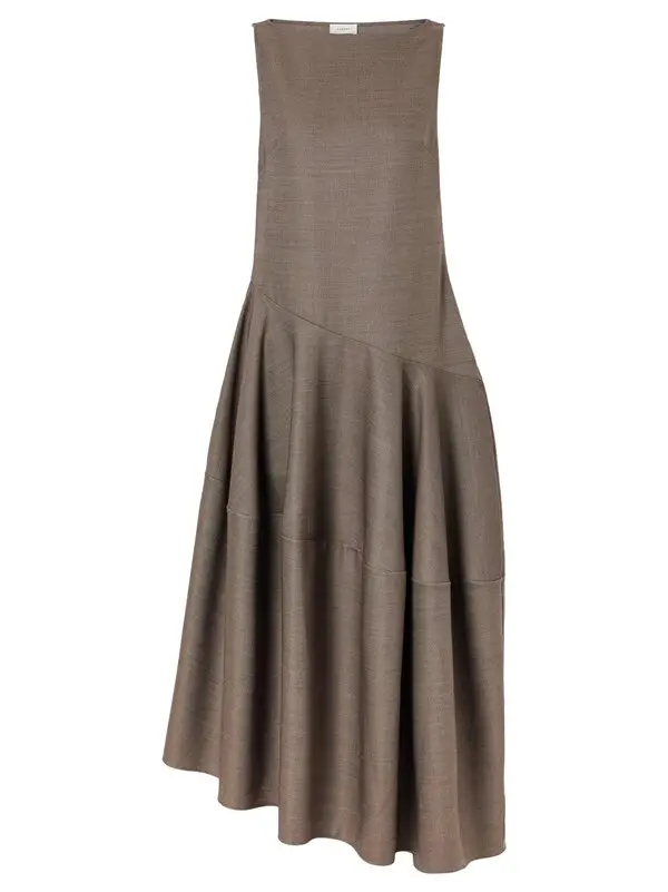 RUOHAN Mirel Wool Maxi Dress - Brown