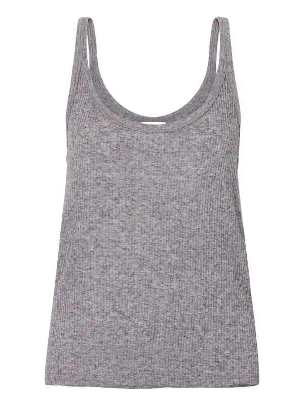 Loulou De Saison Ribbed Jersey Cami - Gray