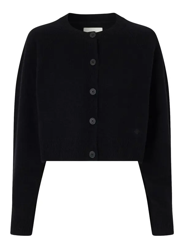 Loulou De Saison Heike Cashmere Cardigan - Black