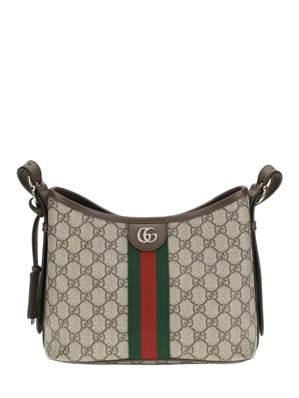 Gucci Small Ophidia Shoulder Bag - Beige