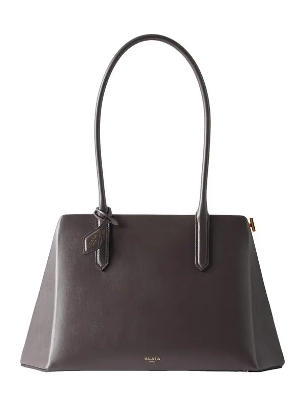 Alaïa Prisme Leather Shoulder Bag - Brown