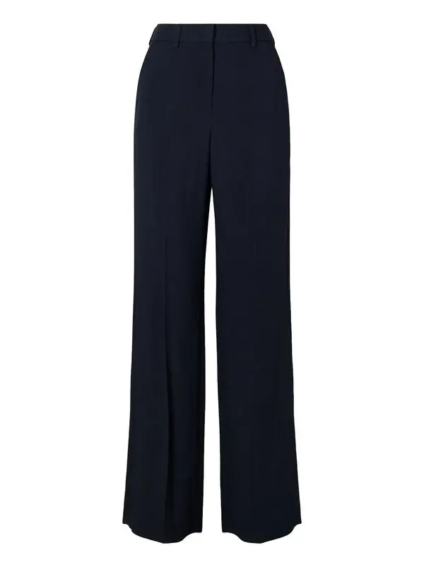 BLAZÉ MILANO Lundy Crepe Tailored Pants - Blue
