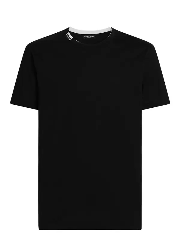 Dolce & Gabbana Cotton Jersey T-shirt - Black