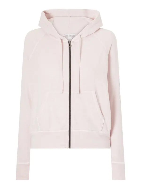 JAMES PERSE French Cotton-terry Hoodie - Pink