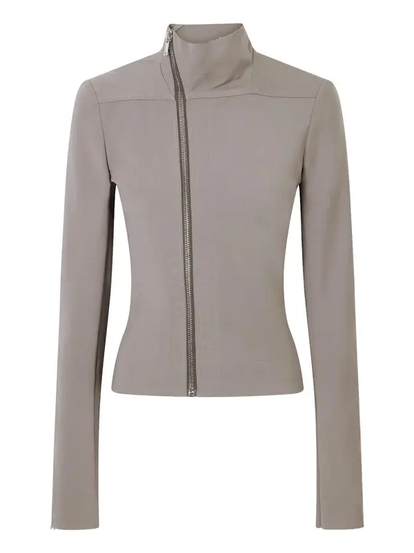 Rick Owens Gary Stretch Wool-blend Jacket - Gray