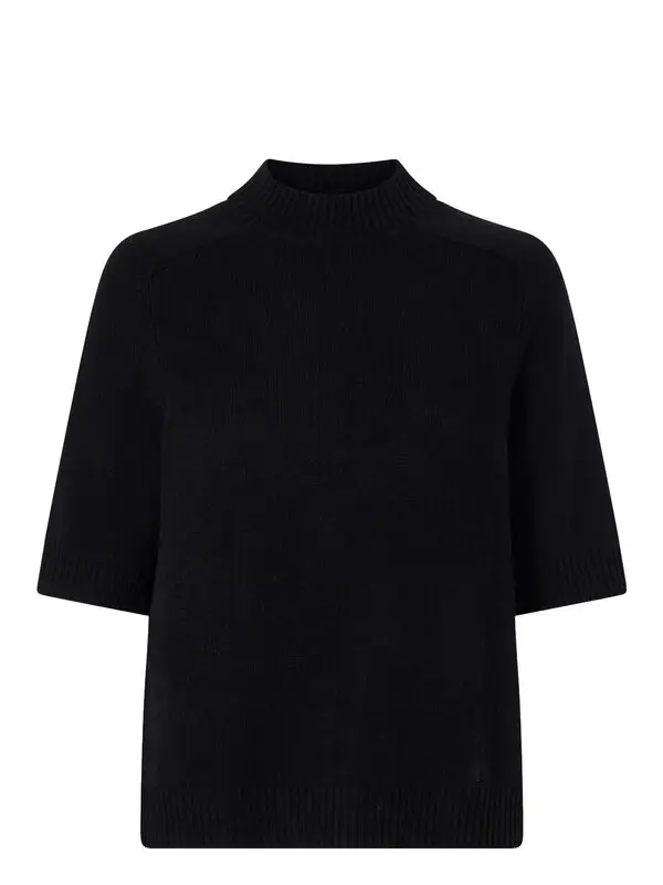 Loulou De Saison Ruth Ribbed Cashmere Sweater - Black