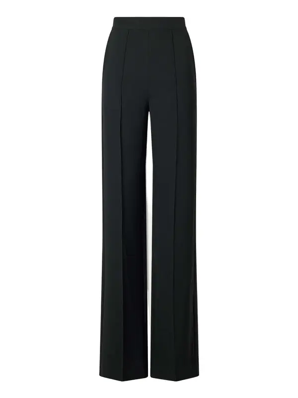 Maticevski Afterword Pleated Cady Straight-leg Pants - Black