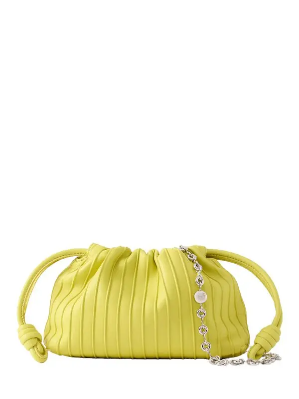 Loewe Flamenco Mini Leather Shoulder Bag - Yellow