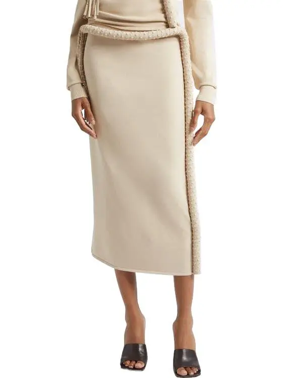 DIOTIMA Mane Midi Skirt - Ecru