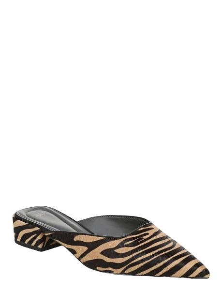 Franco Sarto Bennet Genuine Calf Hair Mule - Camel Multi