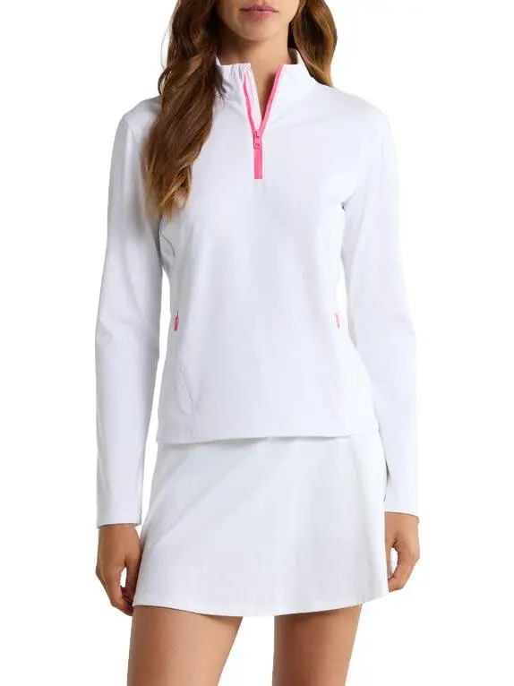 G/fore Quarter-zip Performance Pullover - Snow