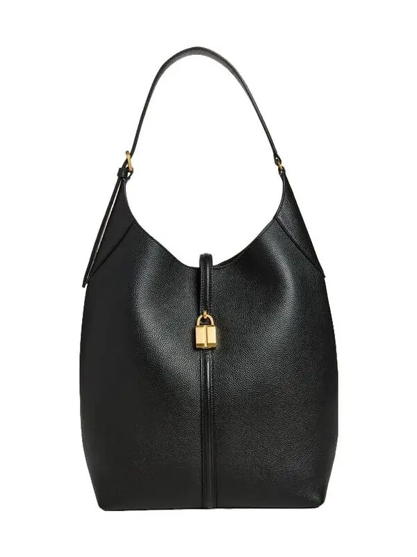 DEMELLIER The Large Siena Leather Bucket Bag - Black