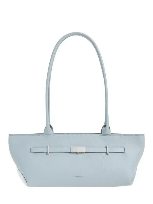 DEMELLIER The New York Leather Shoulder Bag - Pacific